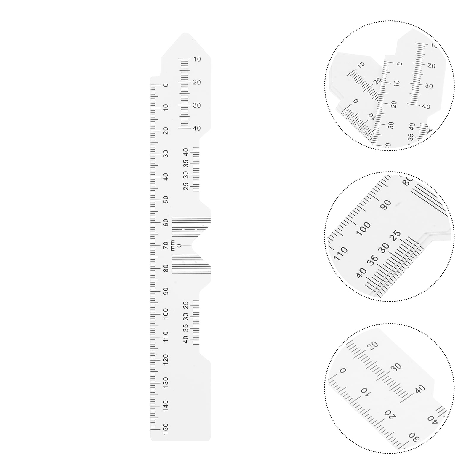 WORGEOUS 4pcs Multifunctional Pupillary Distance Measurement Tool For ...