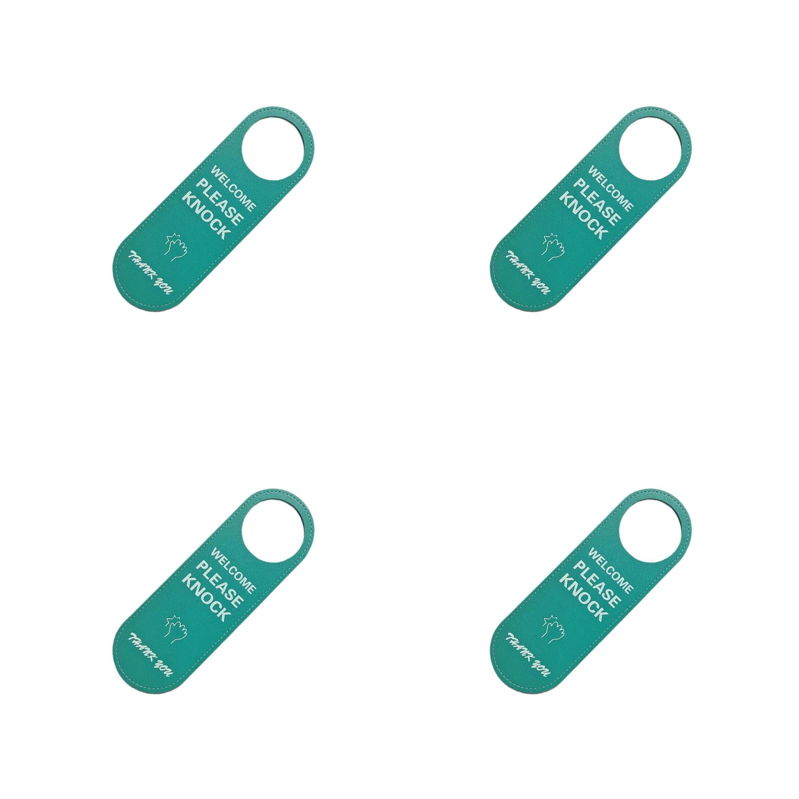 WORGEOUS 4pcs No Disturb Door Sign Hotel Door Hanger Sign Please Quiet ...