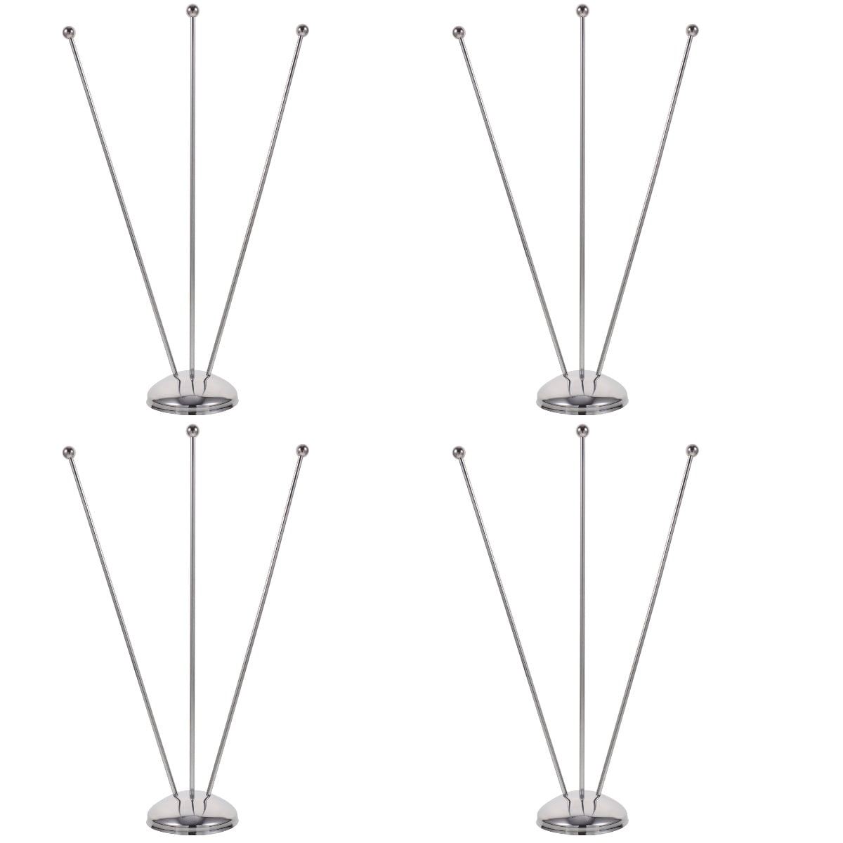 WORGEOUS 4pcs Office Desktop Flag Pole Desktop Flag Stand Indoor ...