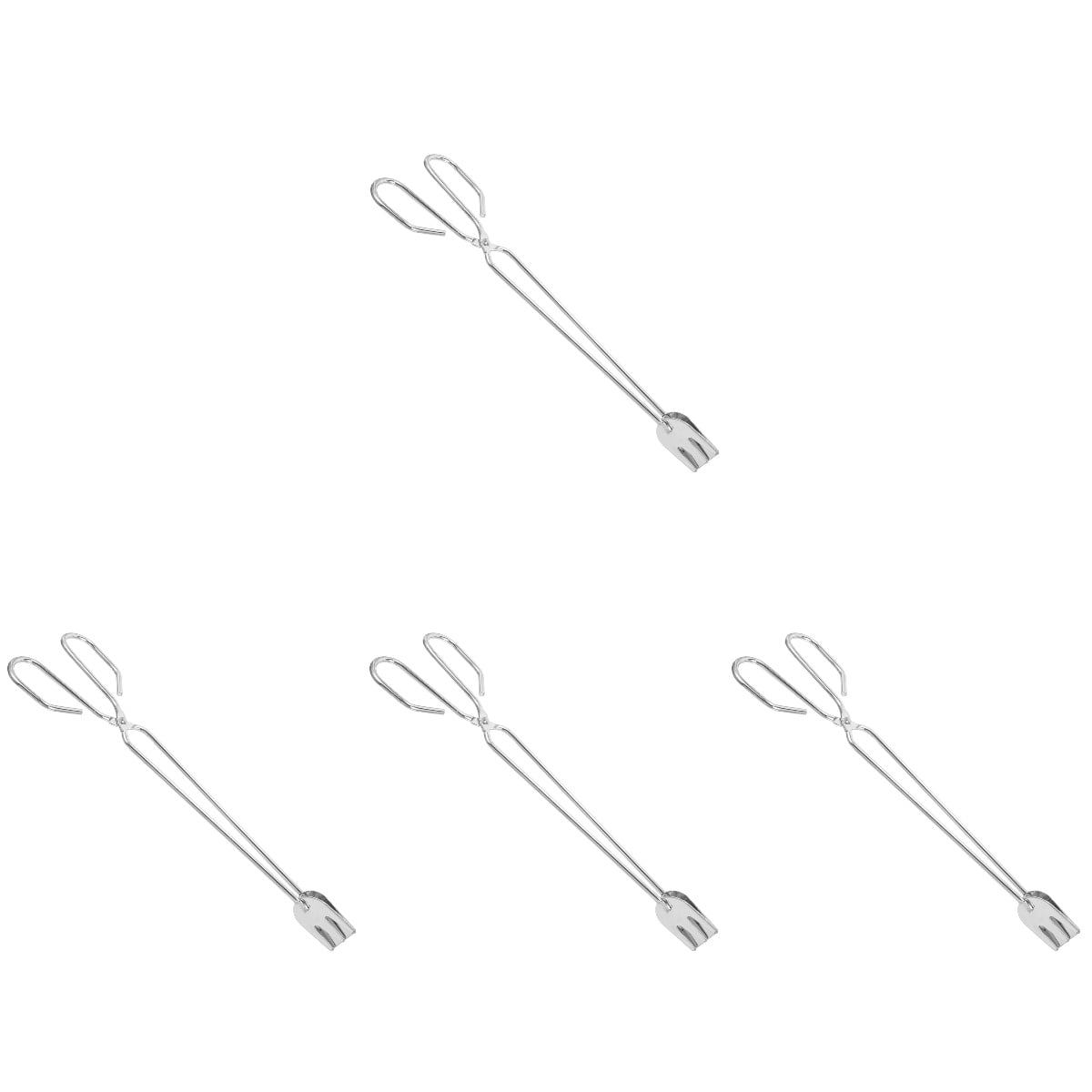 WORGEOUS 4pcs Outdoor Log Grabber Fireplace Tong Grill Camping Fire Pit ...