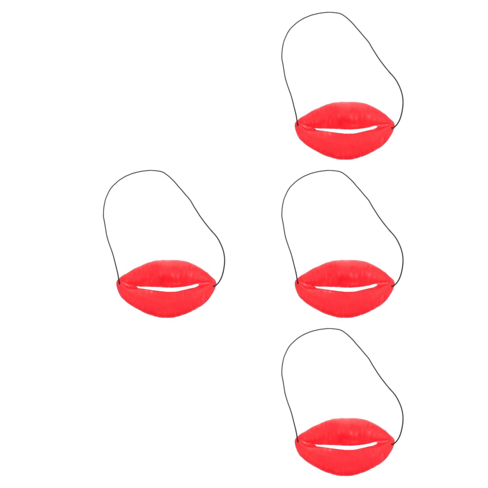 WORGEOUS 4pcs Party Clown Mouth For Wedding Day Dress Up Lip Mouth ...