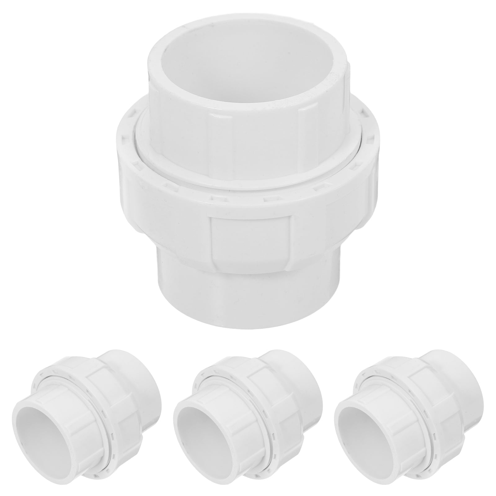 WORGEOUS 4pcs Plastic Fittings Socket Union Union Coupling Pipe Fitting ...