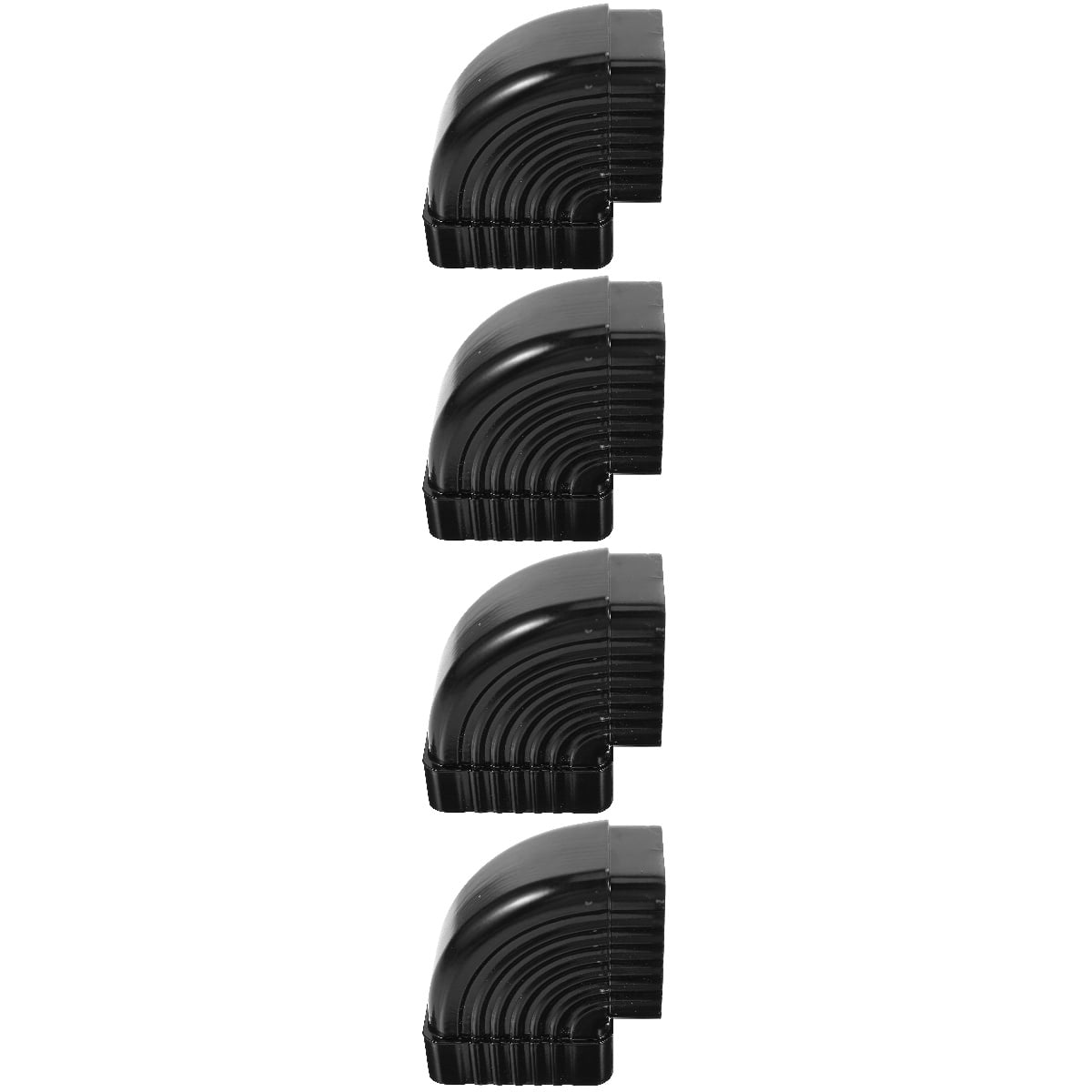 WORGEOUS 4pcs Replacement Rain Elbow Adapter Right Angle Downspout ...