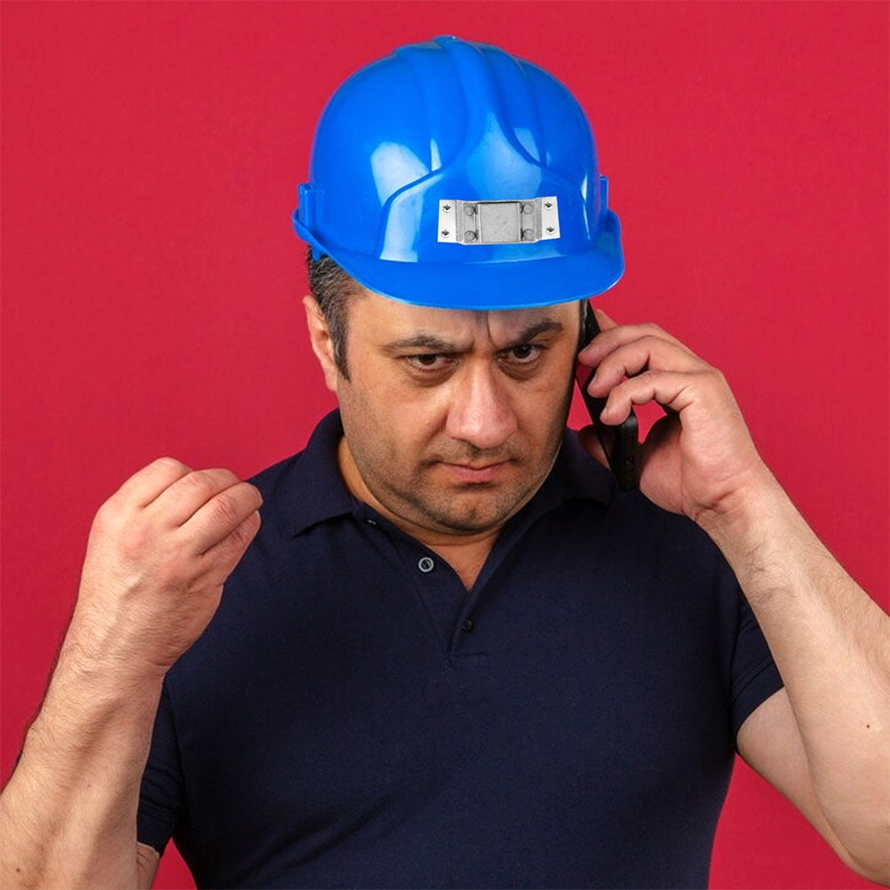 WORGEOUS 4pcs Safety Hard Hat Light Holder Helmet Flashlights Headlamp ...