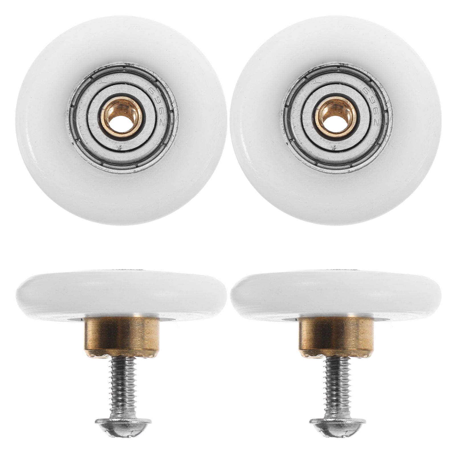 WORGEOUS 4pcs Shower Screen Rollers Sliding Door Rollers Replacement ...