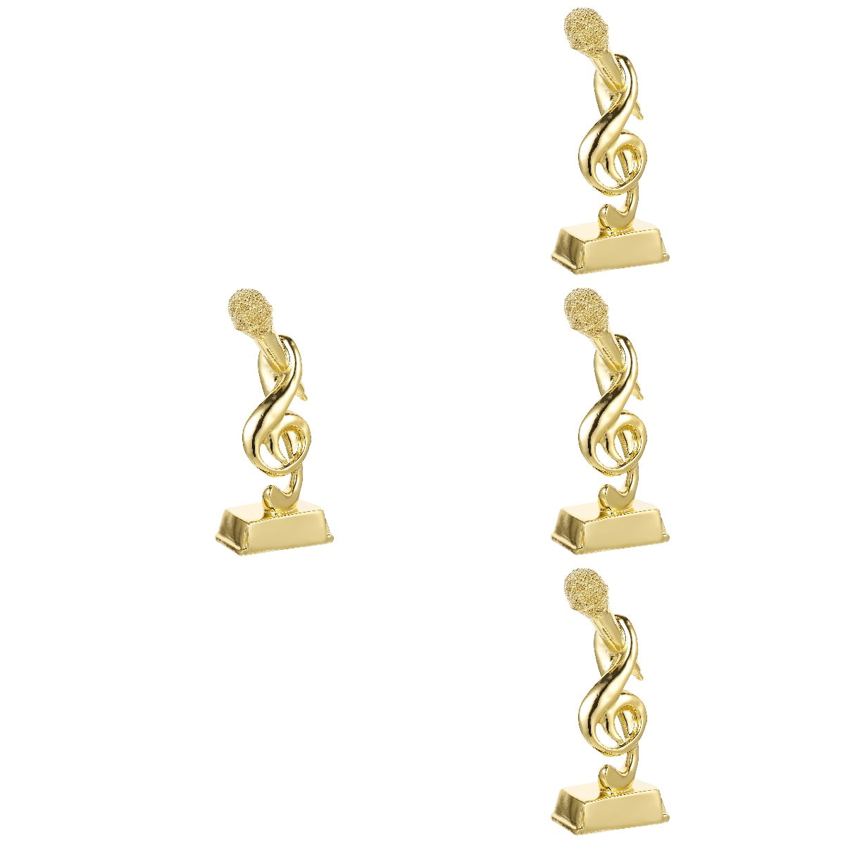 WORGEOUS 4pcs Singing Contest Trophy Host Contest Trophy Children ...