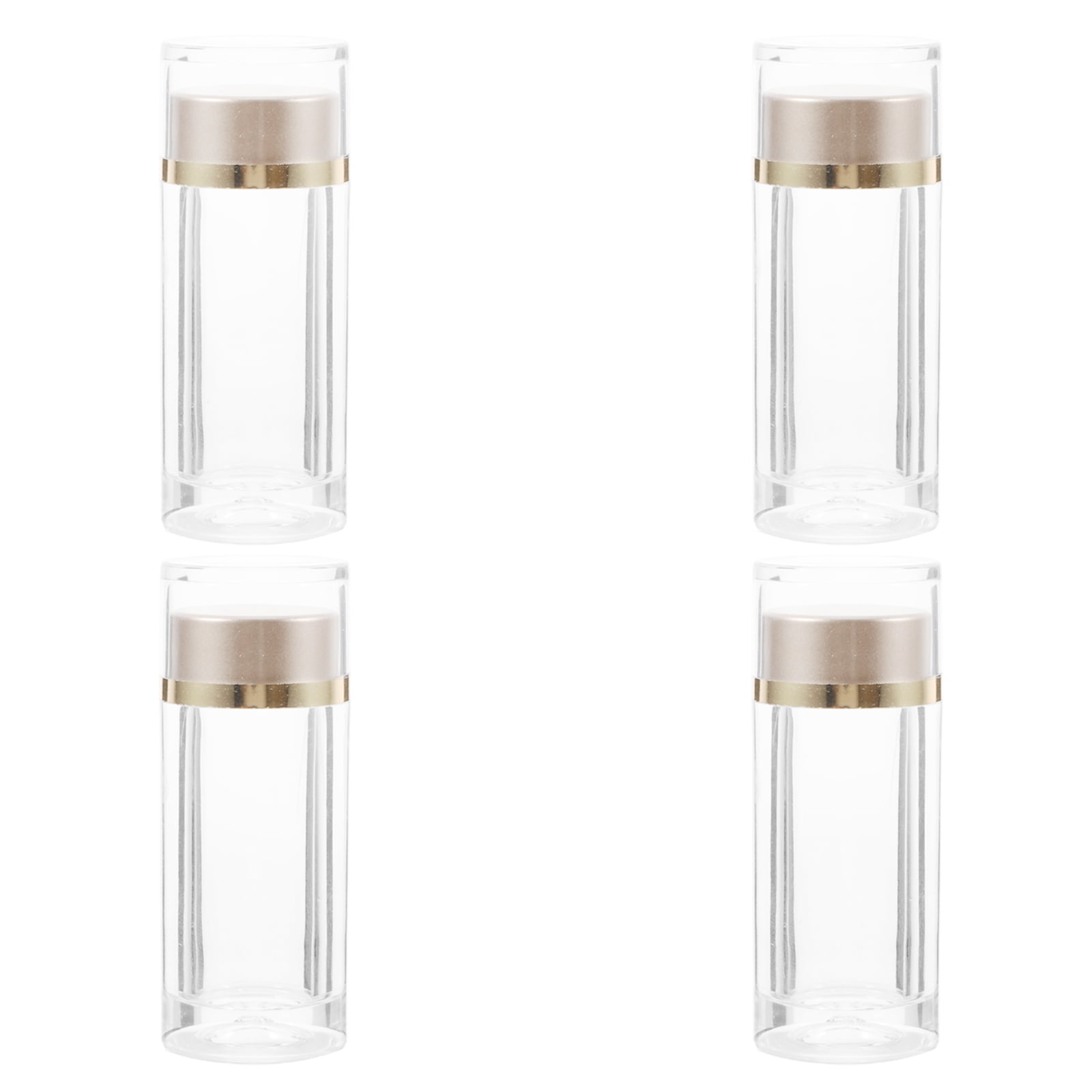 WORGEOUS 4pcs Small Plastic Vials With Caps Reagent Dispensing Sample ...