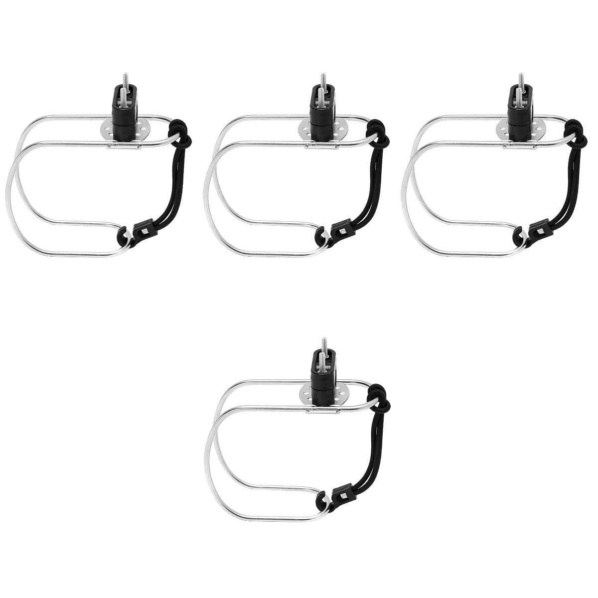 WORGEOUS 4pcs Stainless Steel Horseshoe Lifebuoy Bracket Ship Lifebuoy ...