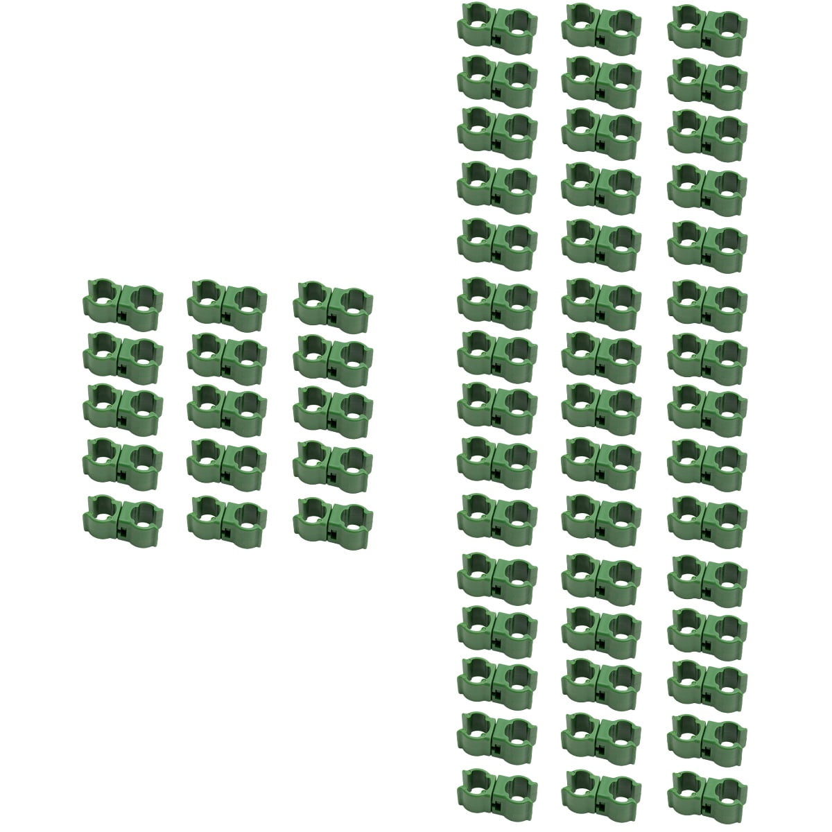 WORGEOUS 4pcs Trellis Cane Connector: 50pcs 8mm Climbing Rattan Stent ...