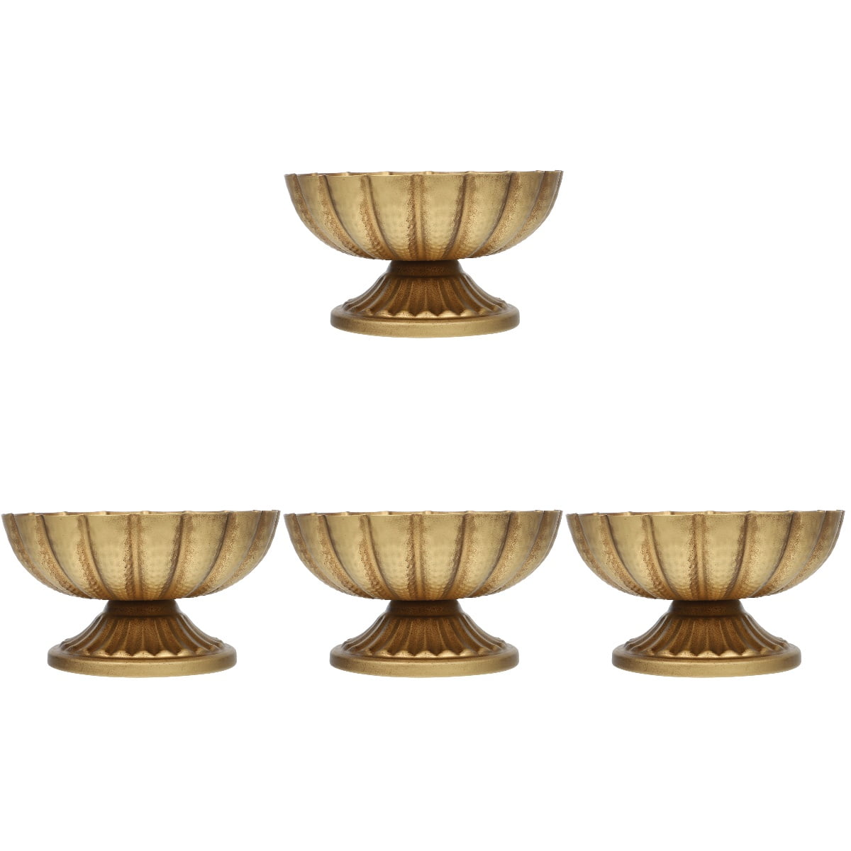 WORGEOUS 4pcs Vintage Planter Urn Plant Flower Pot Roman Column Flower ...