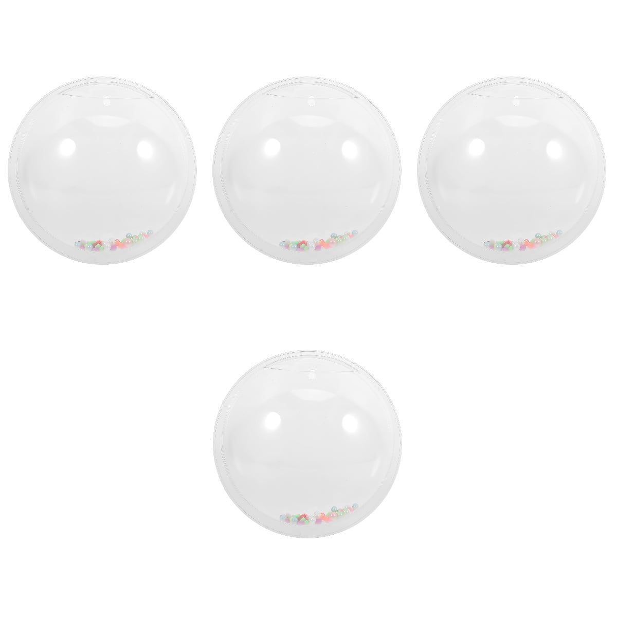 WORGEOUS 4pcs Wall Bowl, Wall Bubble Hanging Clear Betta Tank Wall ...