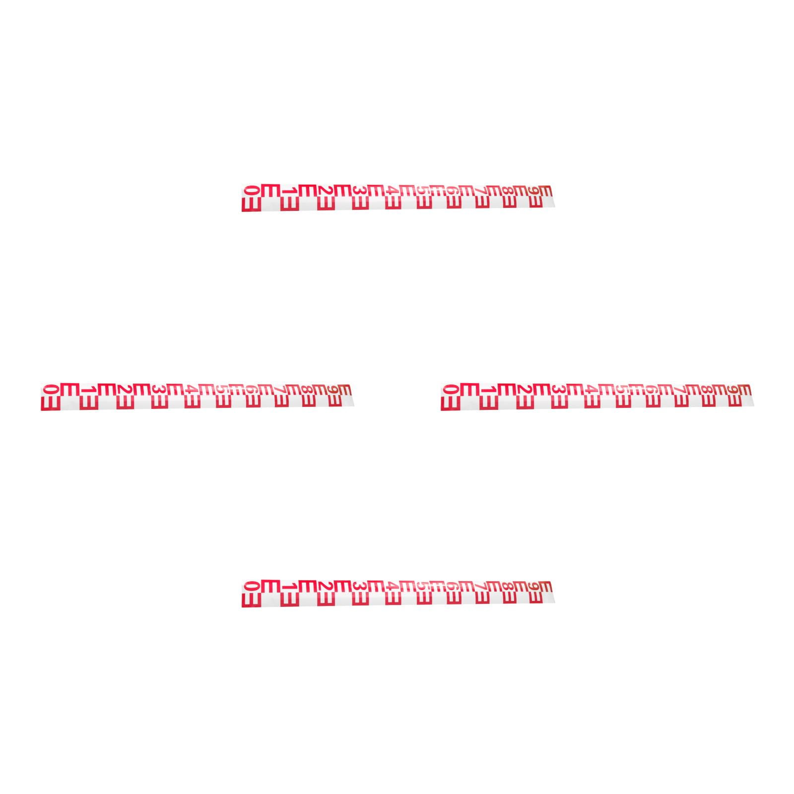 WORGEOUS 4pcs Water Level Indicator Reflective Marking Water Level ...