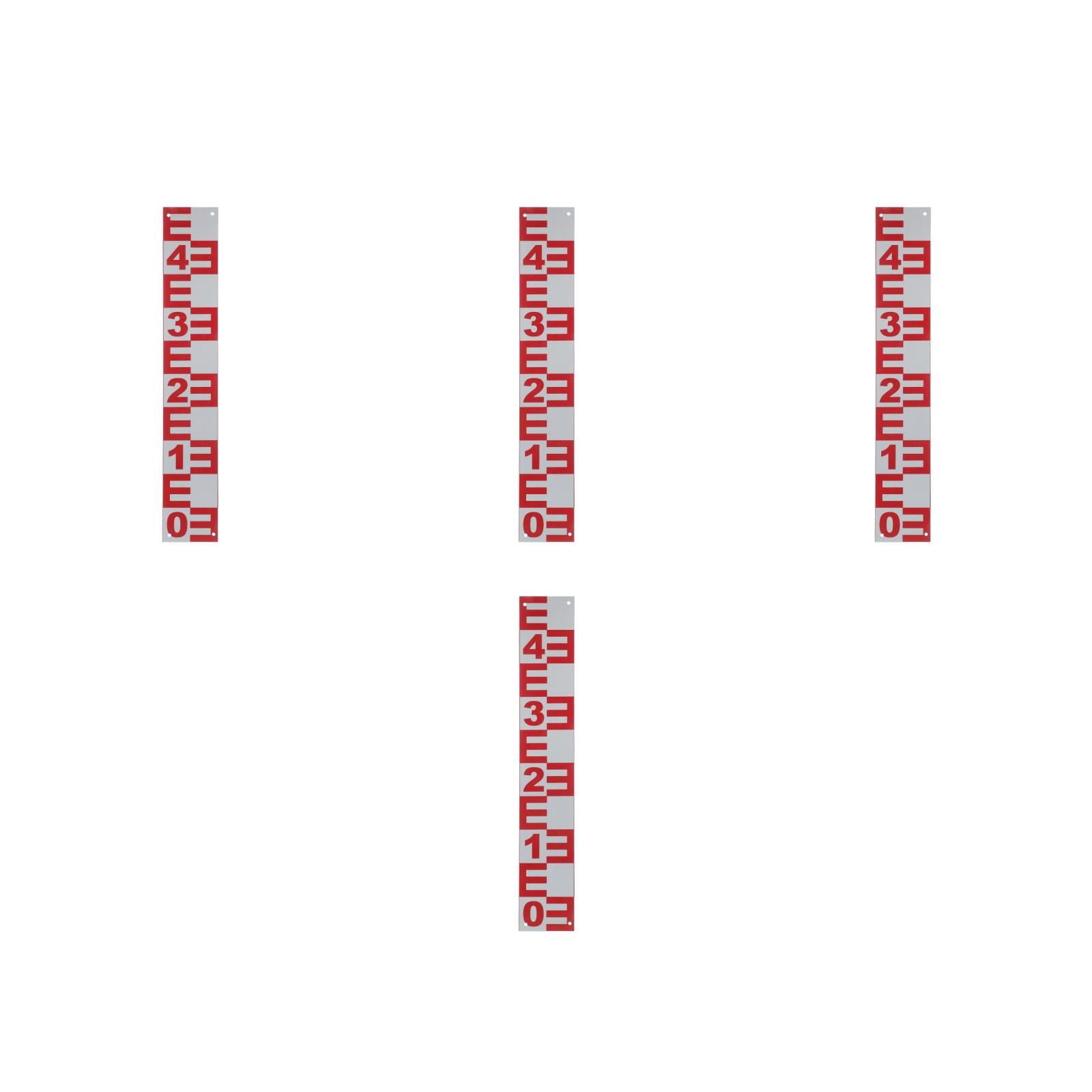 WORGEOUS 4pcs Water Level Measuring Water Gauge Tools Swimming Pool ...