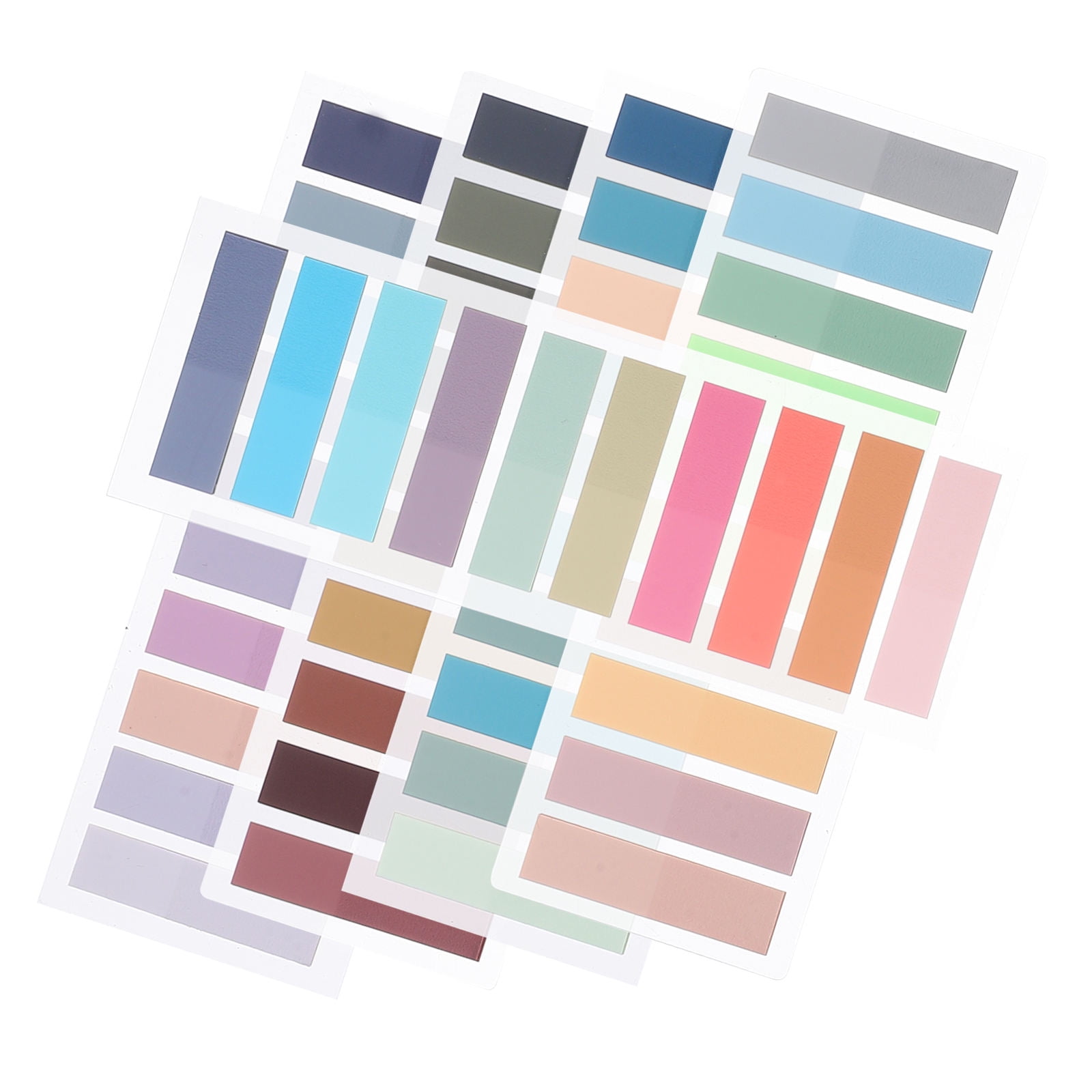 WORGEOUS 5 Books of Sticky Index Tabs Sticky Page Markers Sticky Page ...