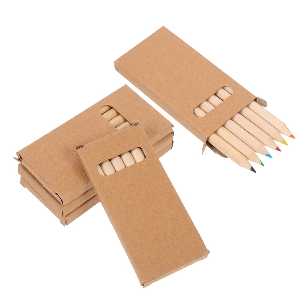 HINTRMENT Art Pencils Wood 5 Boxes 6Pcs Per Box 3.54X0.28X0.28in ...