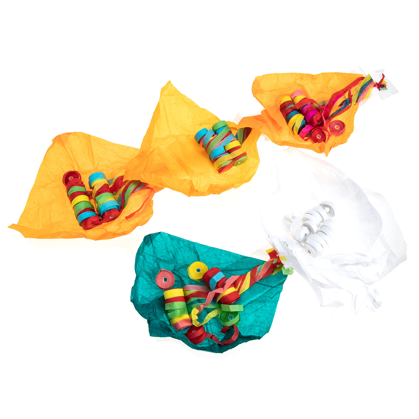 WORGEOUS 5 Packs Confetti Streamer Dancing Ribbon Hand Throwing ...