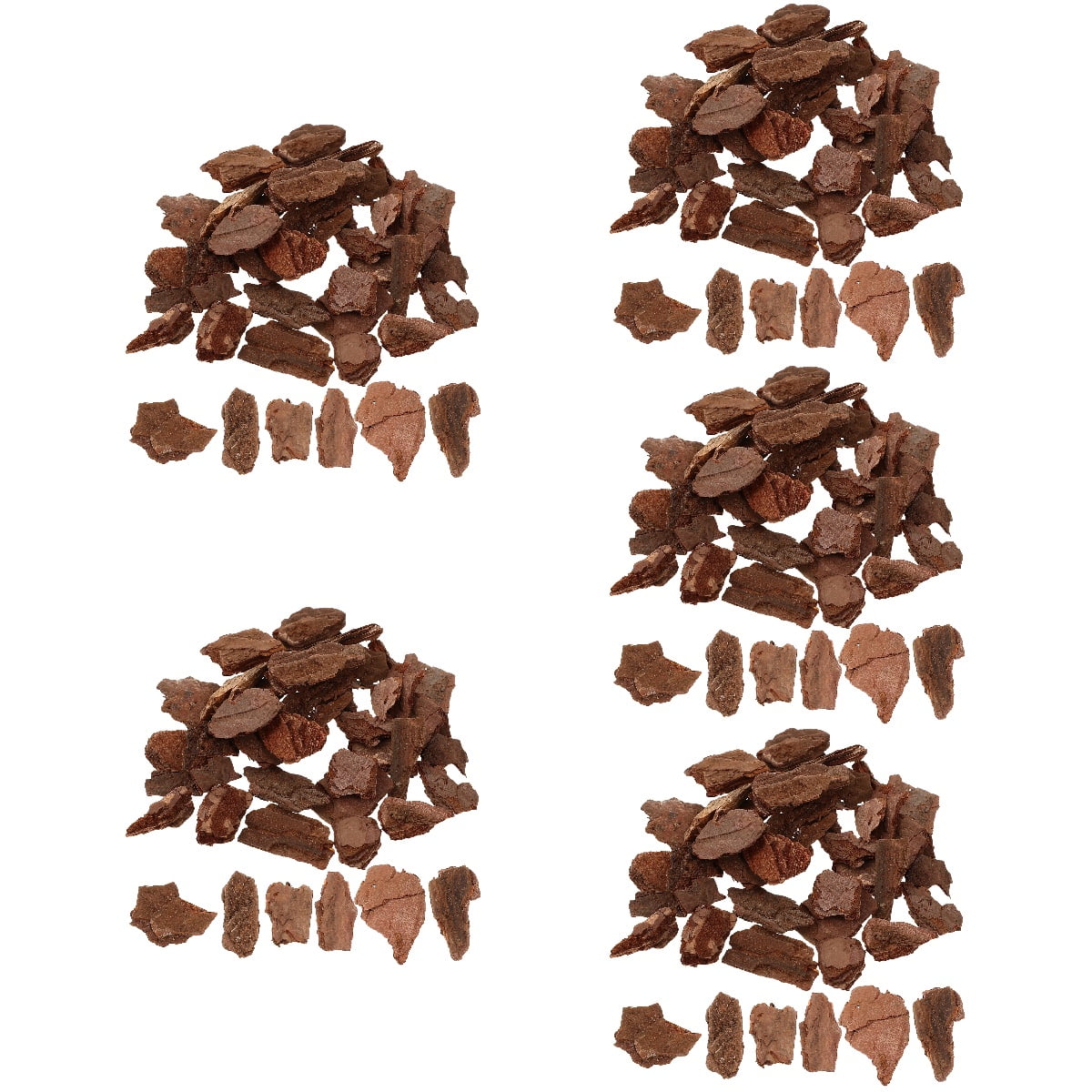 WORGEOUS 5 Packs Diy Sand Table Materials Scene Creation Kit Tree Bark ...