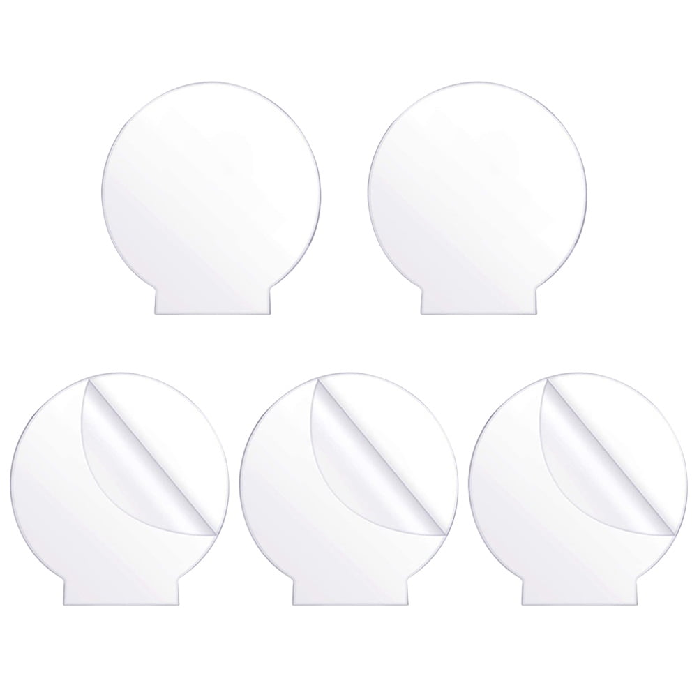 WORGEOUS 5 Pcs Acrylic Light Plate Lamp Board Round LED Strip ...