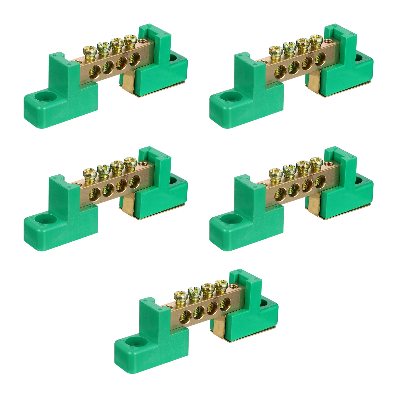 WORGEOUS 5 Pcs Bar Screw Block Barrier Terminals Hexagonal Precise ...
