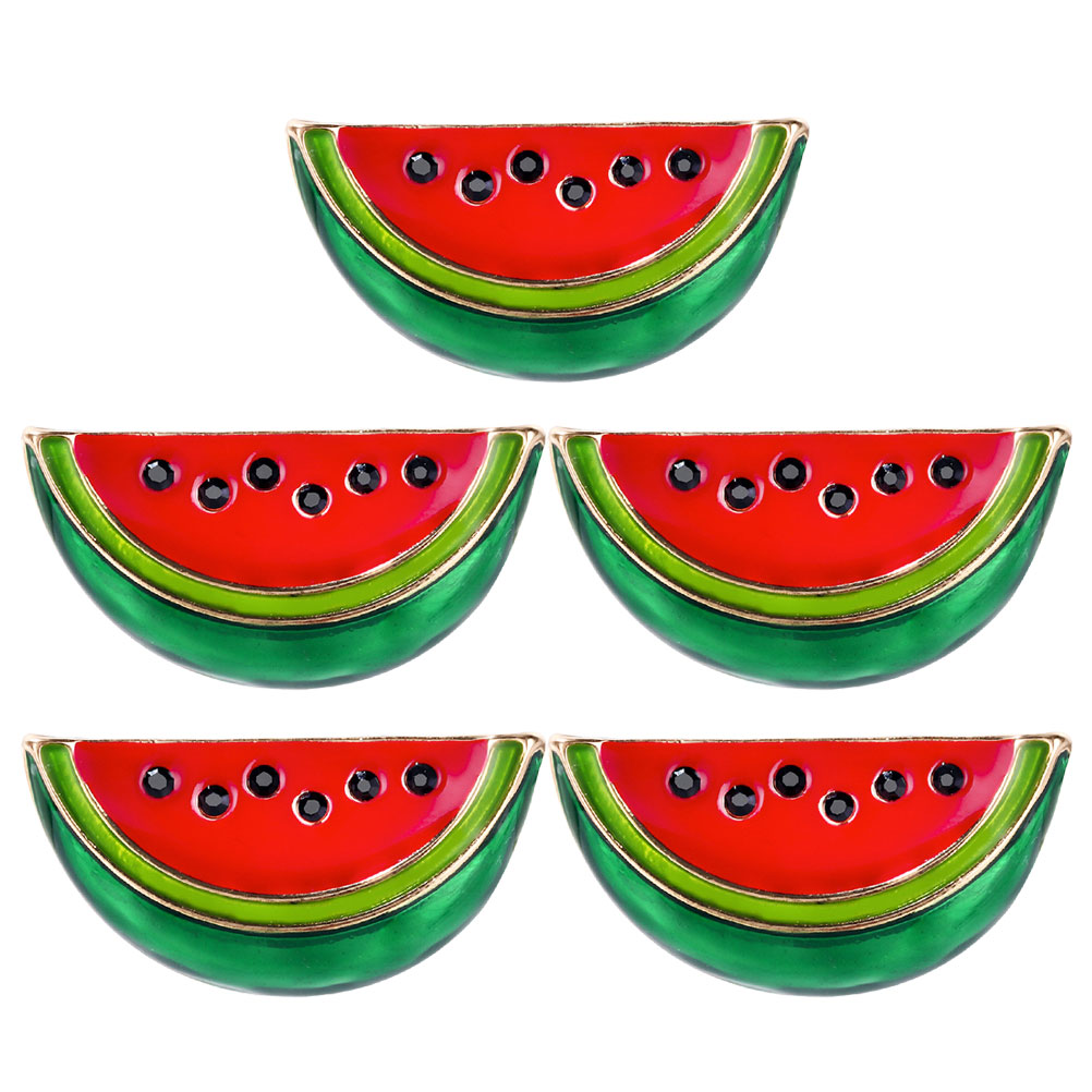 WORGEOUS 5 Pcs Department Store Toothpicks Para Watermelon Brooch Miss ...