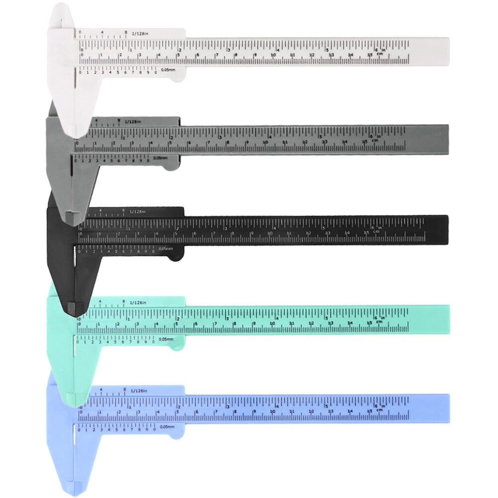 WORGEOUS 5-Piece Eyebrow Ruler Set with Measuring Shaper and Razor ...