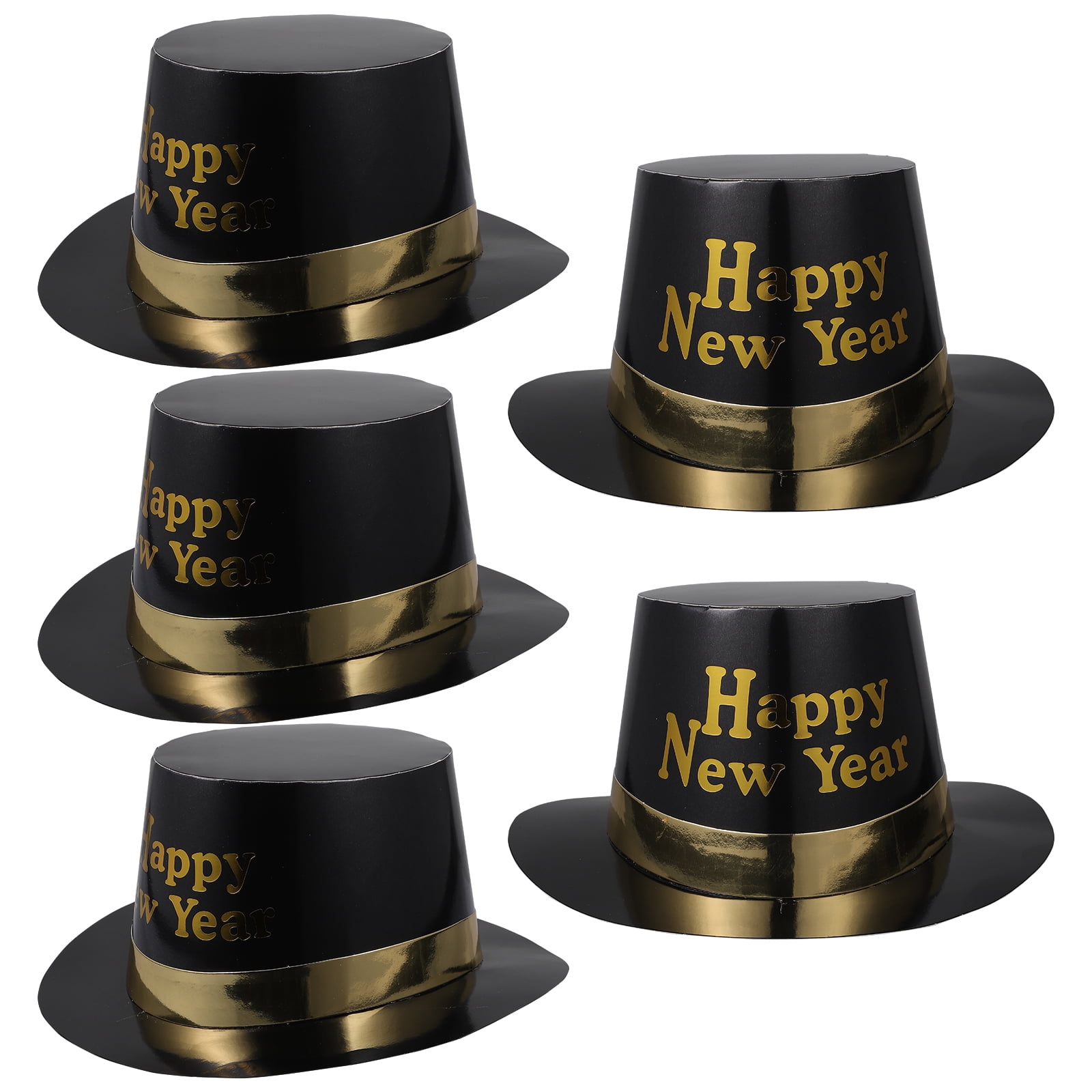 WORGEOUS 5 Pcs New Years Eve Party Hats 2024 Birthday Paper Miss Child ...