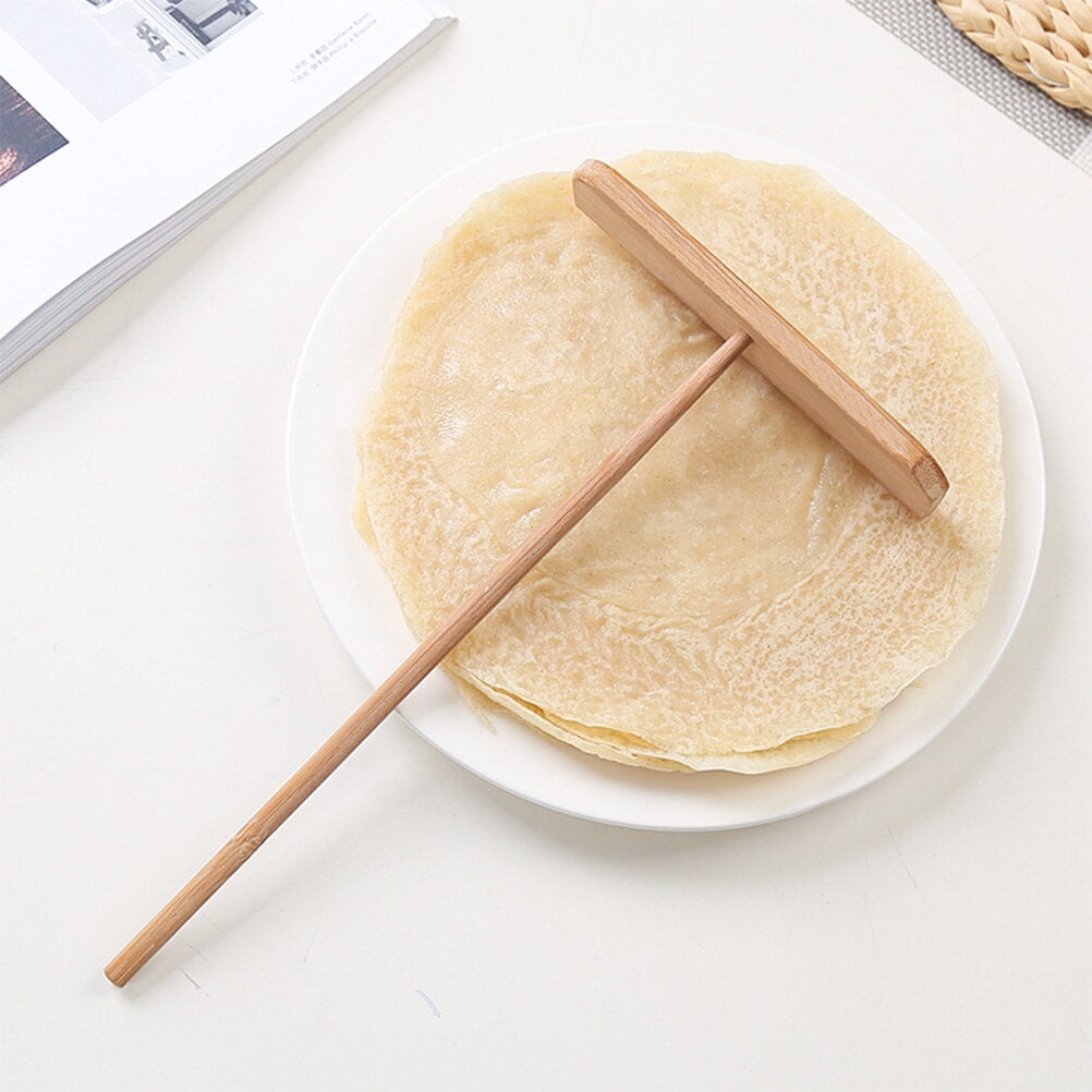 SOPOTUTU Crepe Spreader Wooden Kitchen Tools for Home Baking 5Pcs 9.1x5 ...
