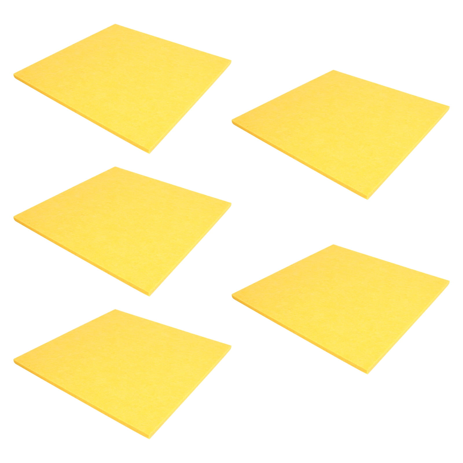 WORGEOUS 5 Pcs Panel Acoustic Soundproofing Sheets Felt Office ...
