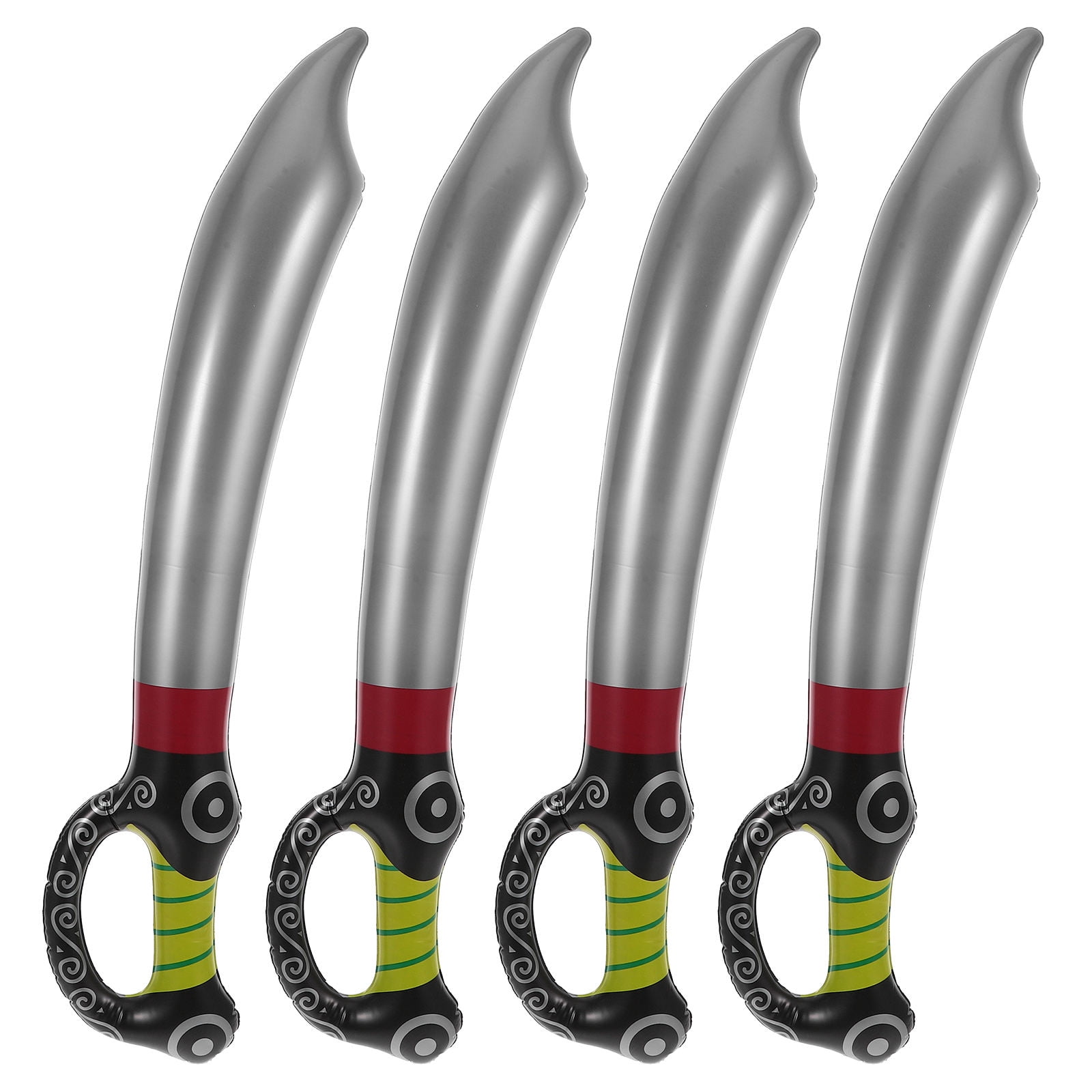 GOOHOCHY Inflatable Pirate Swords for Party PVC 5pcs Stage Props for ...
