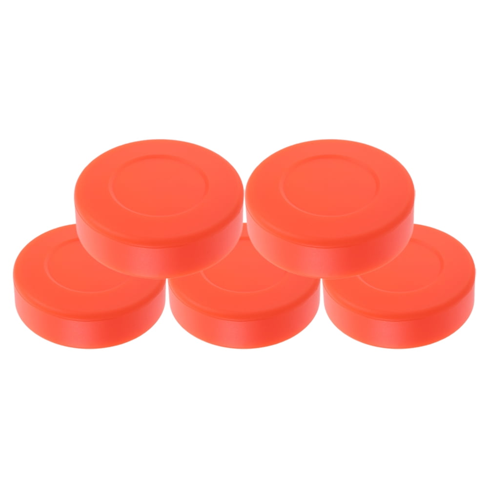 WORGEOUS 5 Pcs Puck Street Hockey Ice Pucks Training Equipment Orange ...