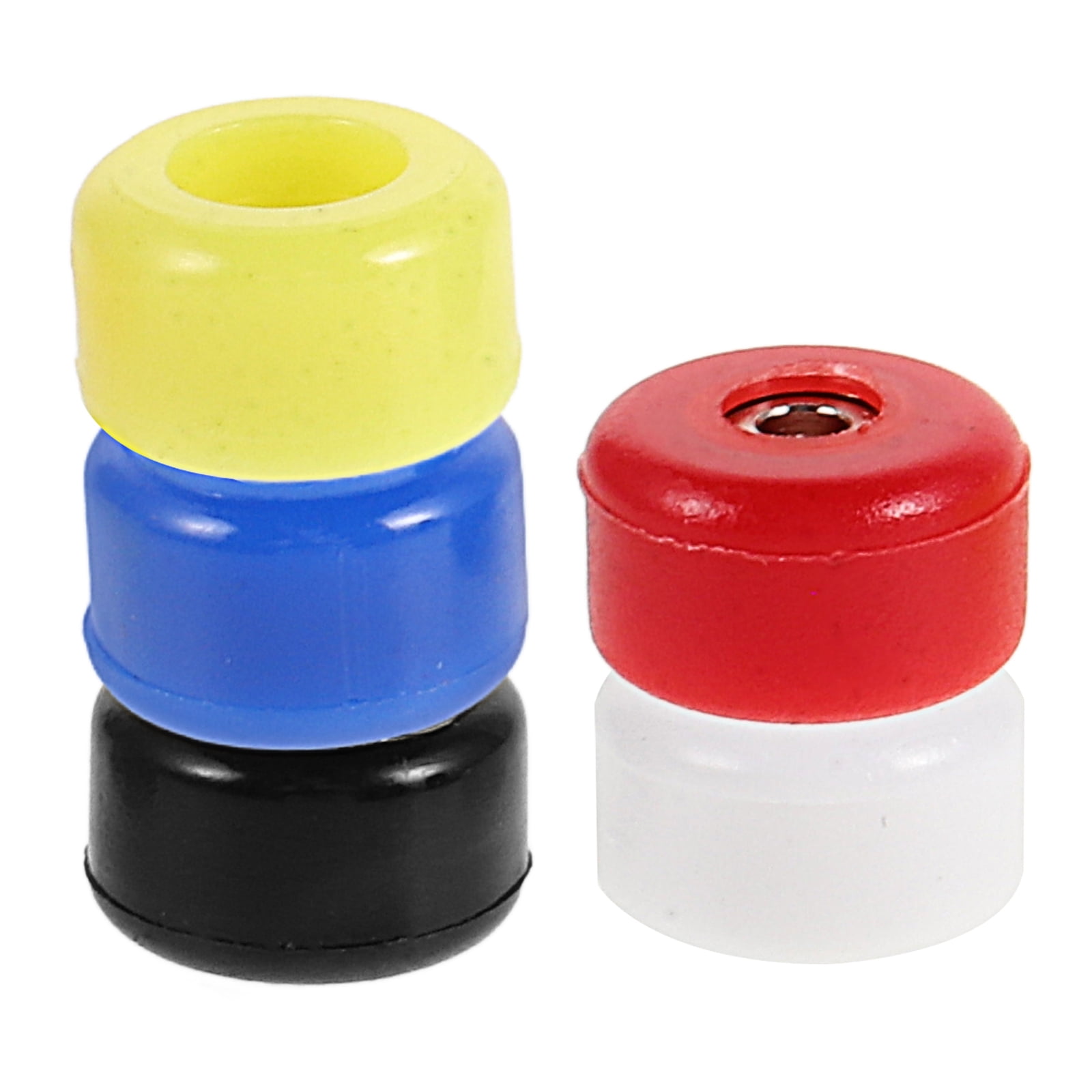 WORGEOUS 5 Pcs Repairing Part Wheels With Bearing Skateboard Tabletop ...