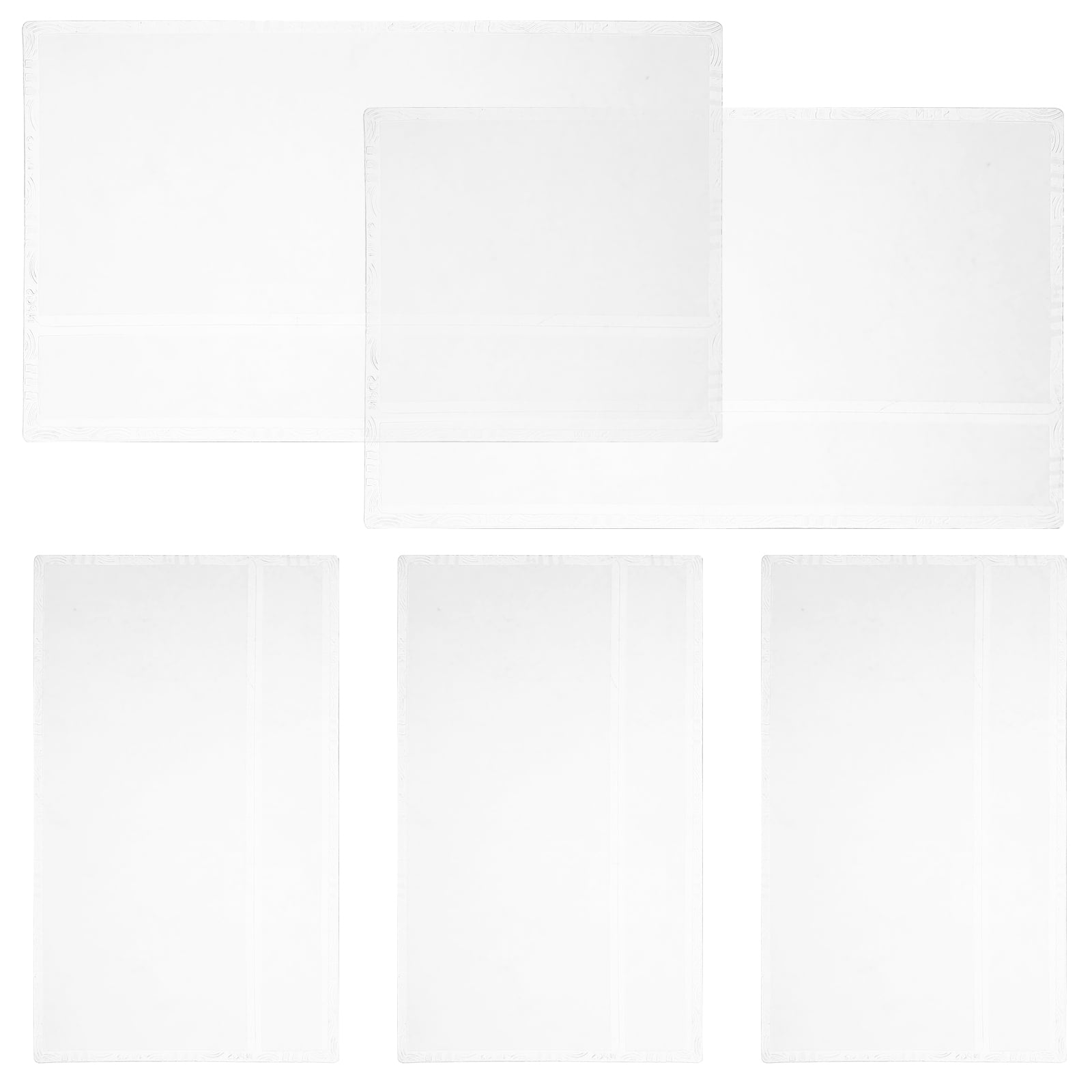 WORGEOUS 5 Pcs Reusable Commemorative Banknote Protection Folder Clear ...