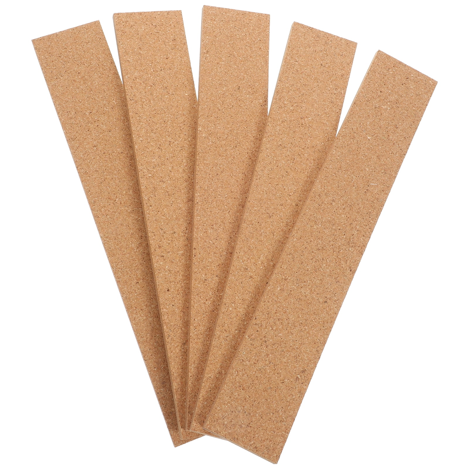 WORGEOUS 5 Pcs Self-adhesive Cork Board Clear Frameless Bulletin Strip ...