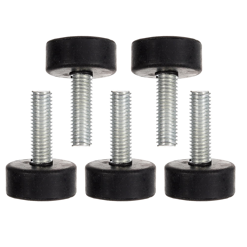 Adjustable Furniture Leveling Feet with Screws for Stability Black ...