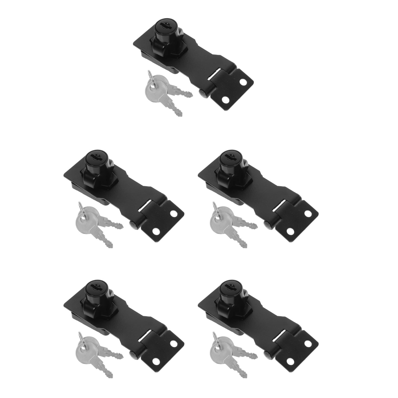 GOOHOCHY WORGEOUS 5 Sets Heavy Duty Metal Cabinet Lock with Key for ...