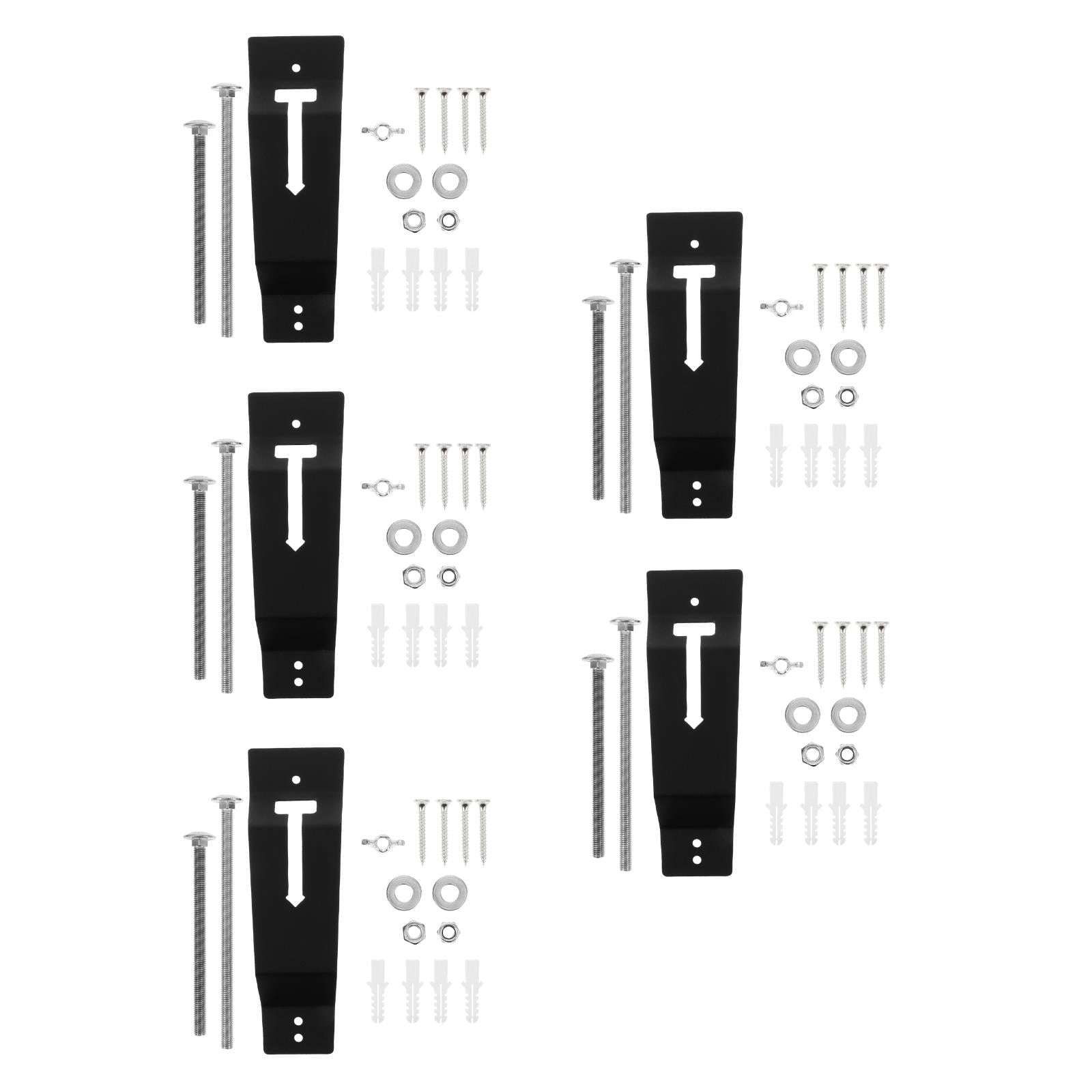 WORGEOUS 5 Sets of Spare Tire Carrying Bracket Wall Mounted Tire ...