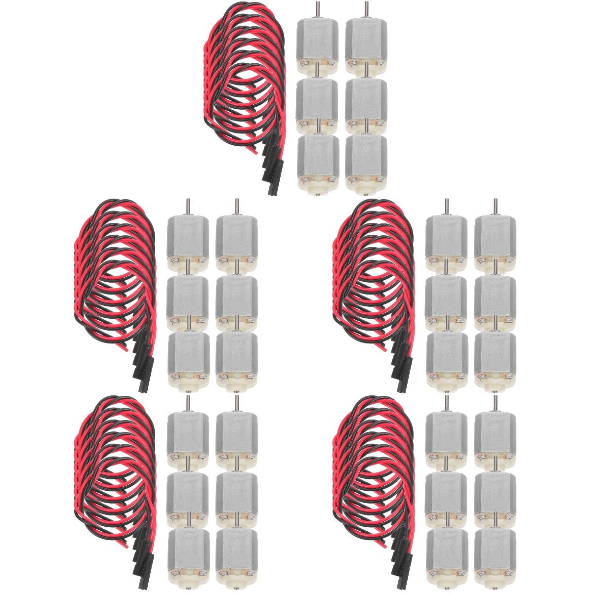 WORGEOUS 5 Sets of Rectangular Small Electric Motor Miniature DC Motors ...