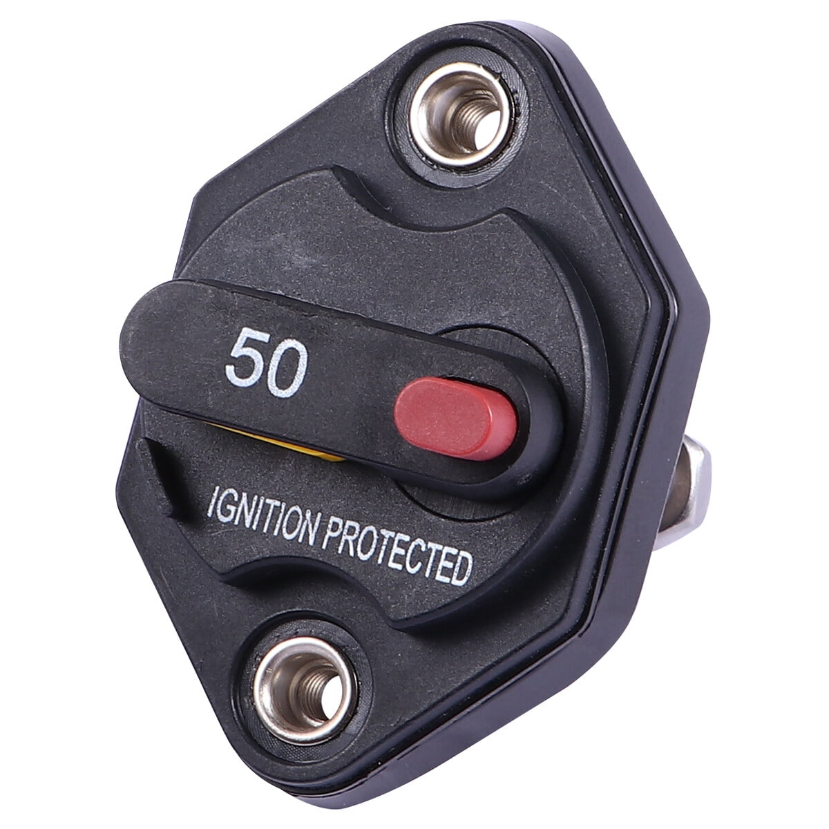 WORGEOUS 50 A Circuit Breaker for Car Ships Fuse Button Holder Switch ...