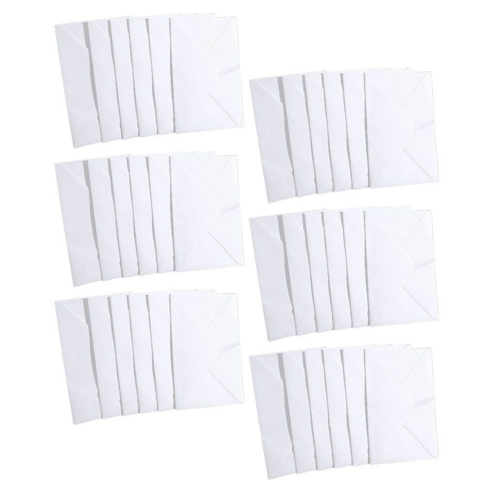 WHAMVOX 50PCS White Mailing Envelopes Versatile Fun for Wedding ...