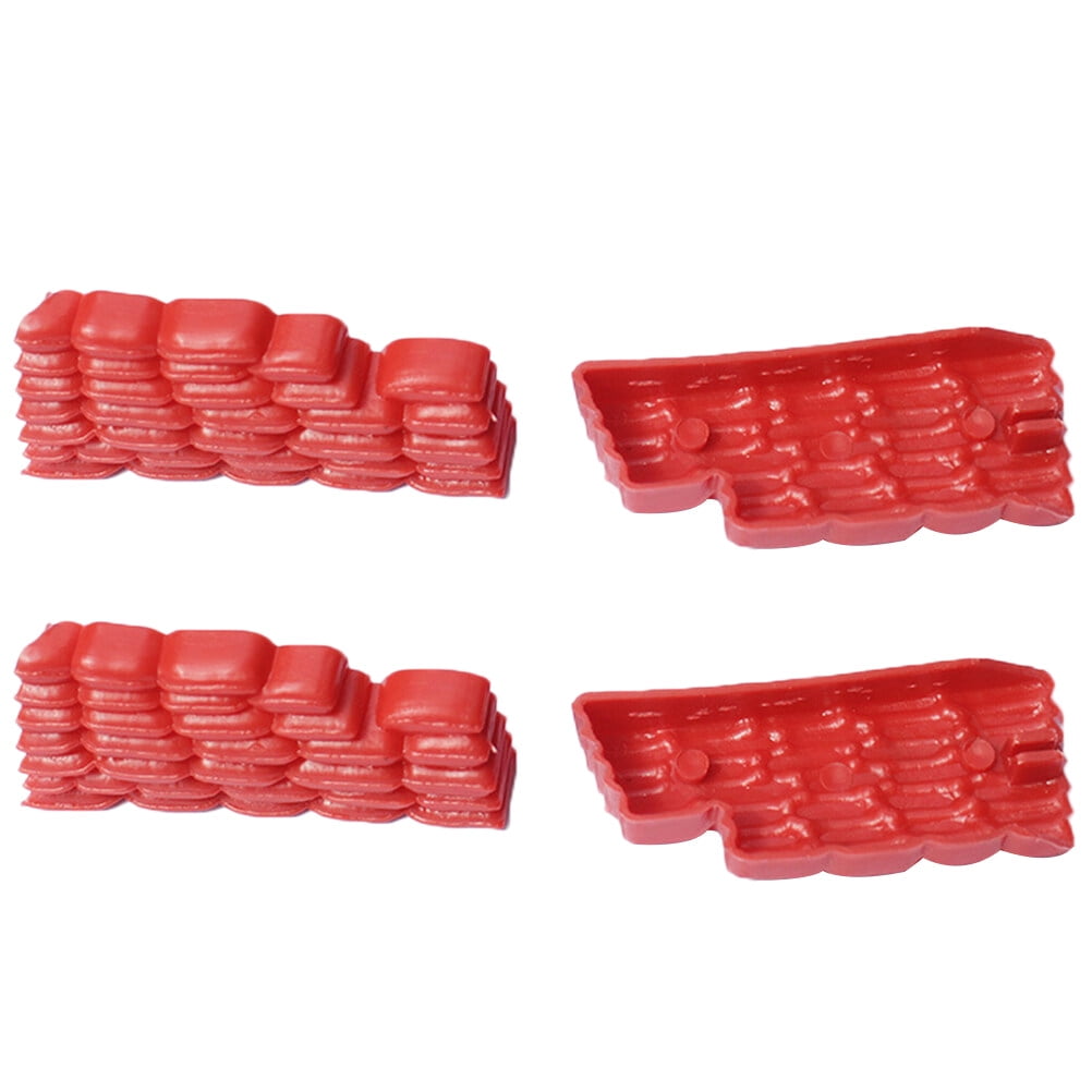 WORGEOUS 50 Pcs Bunker Scene Device Sandbag Toy Gazebos Sandbags Weight ...