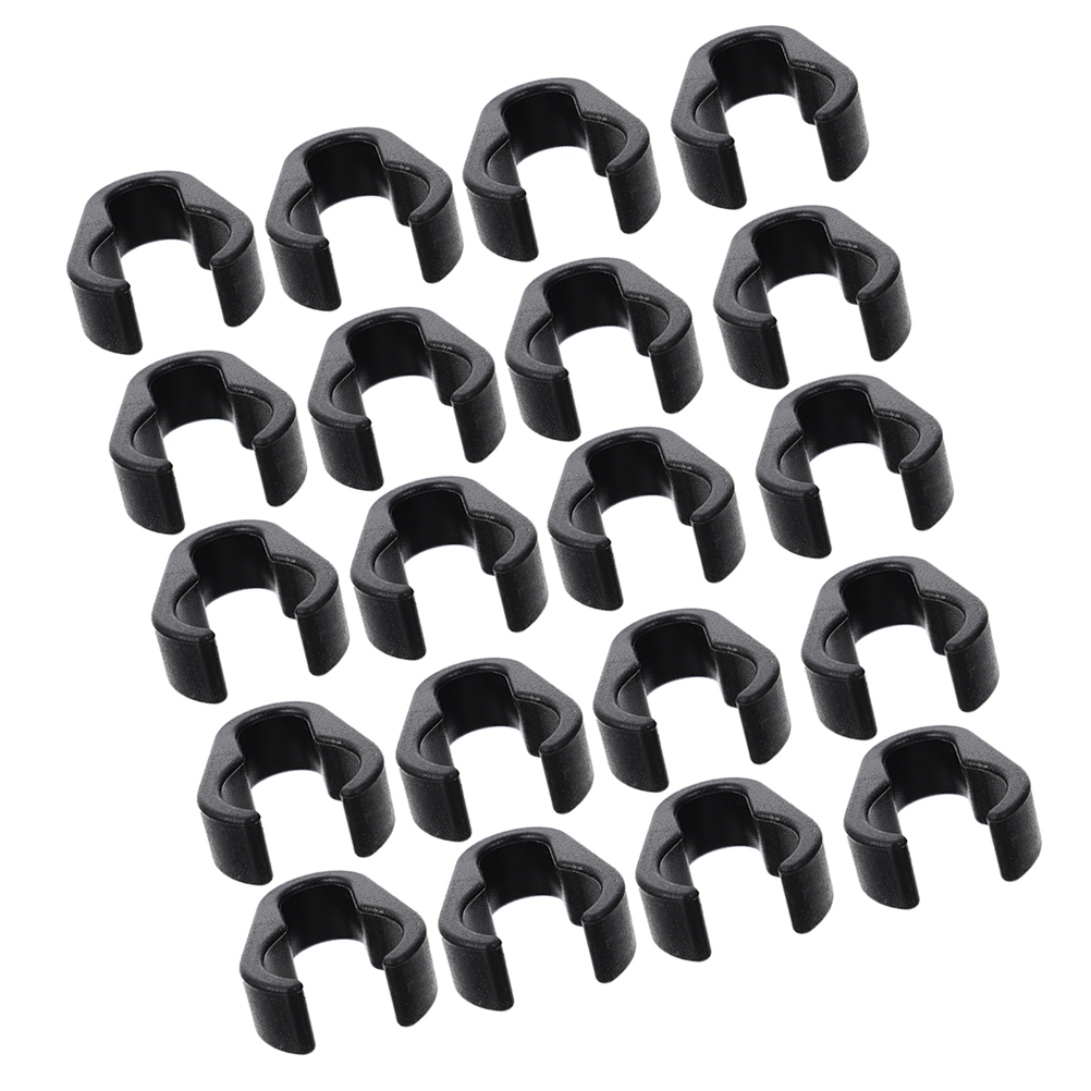 WORGEOUS 50 Pcs Mic Stand Cable Holder Clip Plastic Mic Cable Clamp for ...