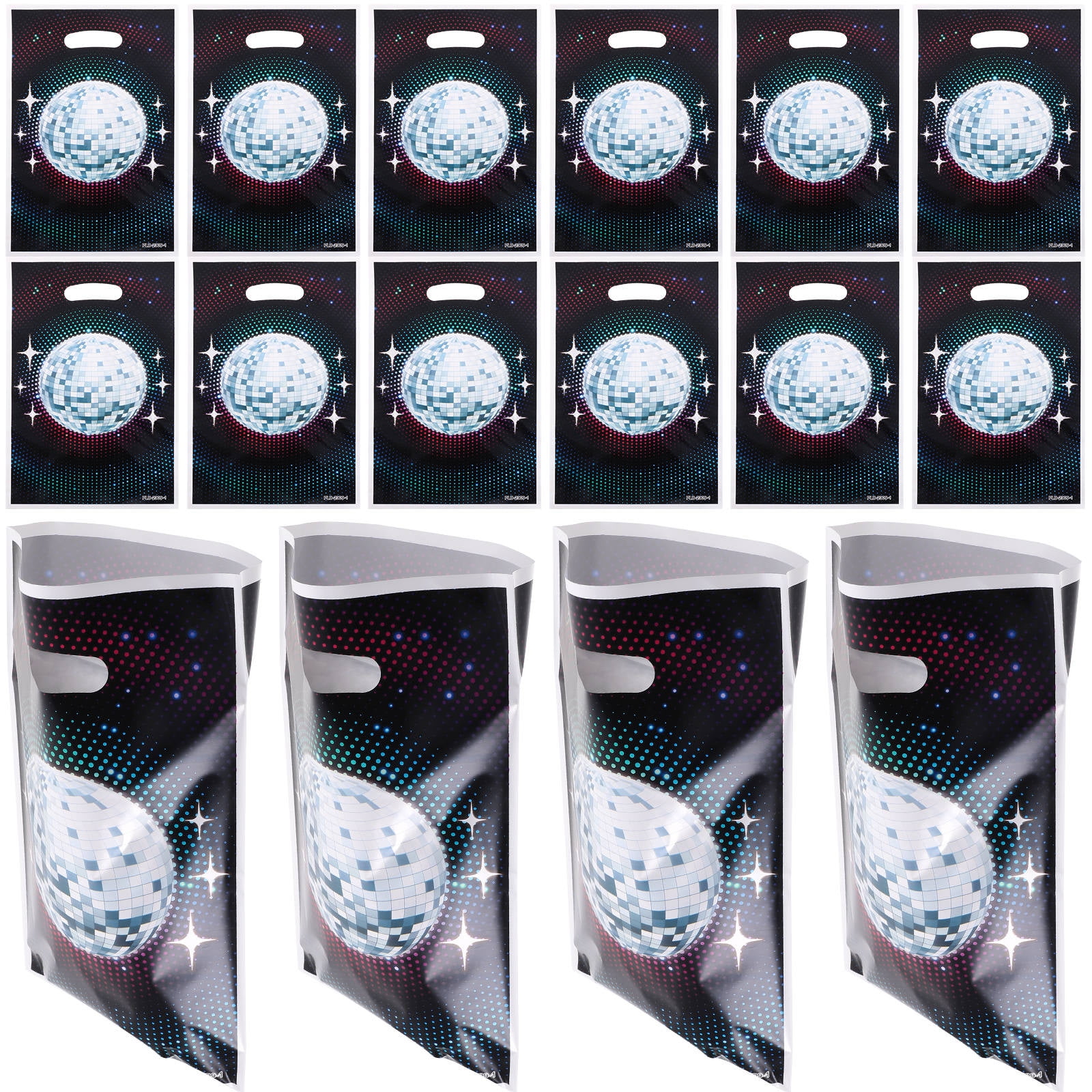 WORGEOUS 50 Pcs Storage Boxes 70s Disco Party Favor Bag Themed Gift ...