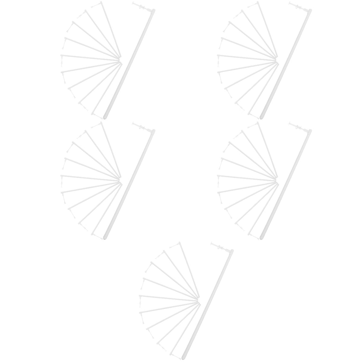 WORGEOUS 50 Pcs Windmill Replacement Parts DIY Windmill Making Rods ...