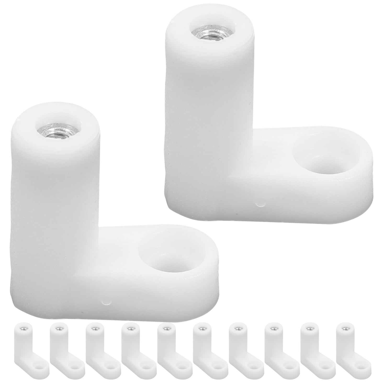 WORGEOUS 50 Set White Plastic Standoffs For PCB Insulated Mounting ...
