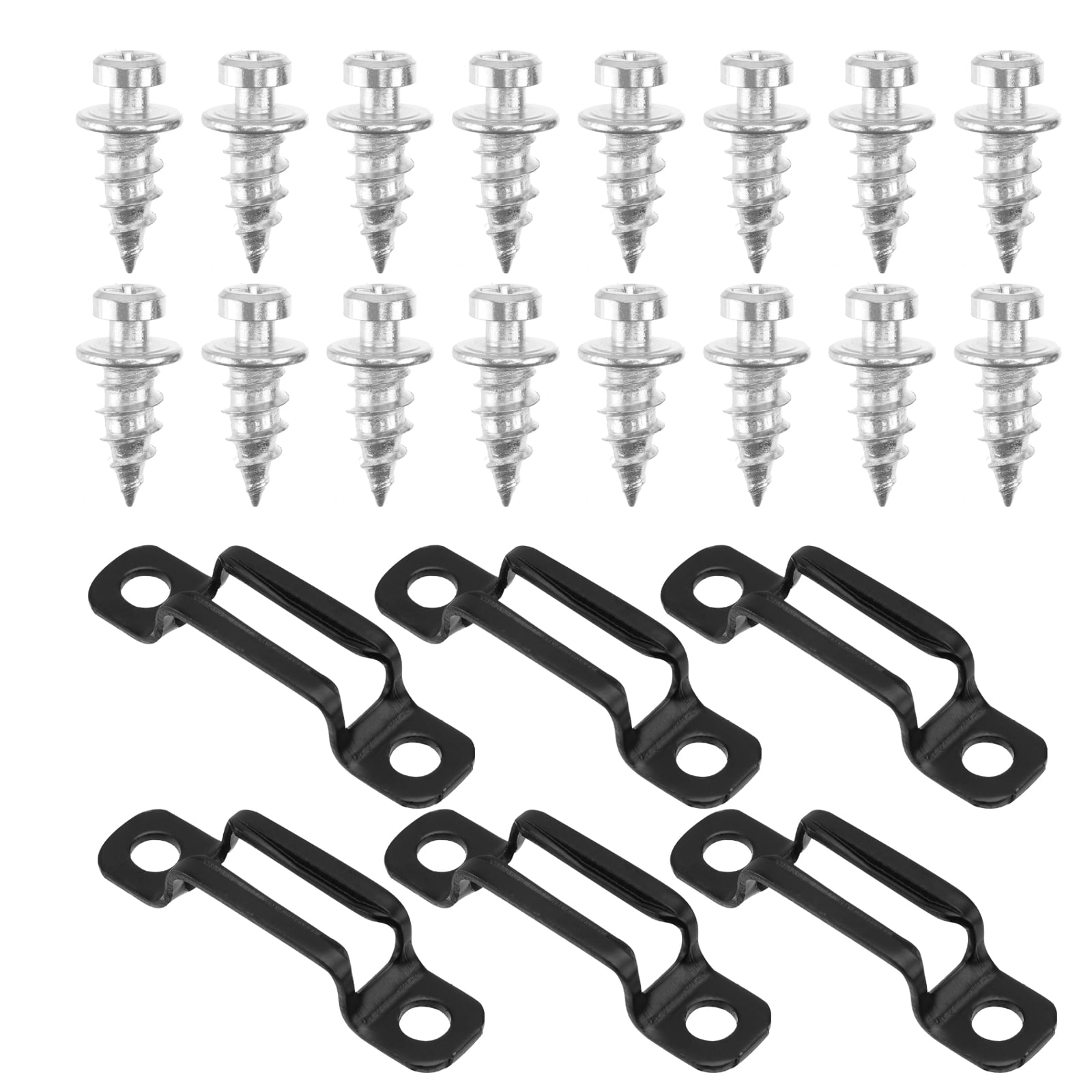 WORGEOUS 50-Pack Black Invisible Cabinet Connectors 4.1x1cm for Secure ...