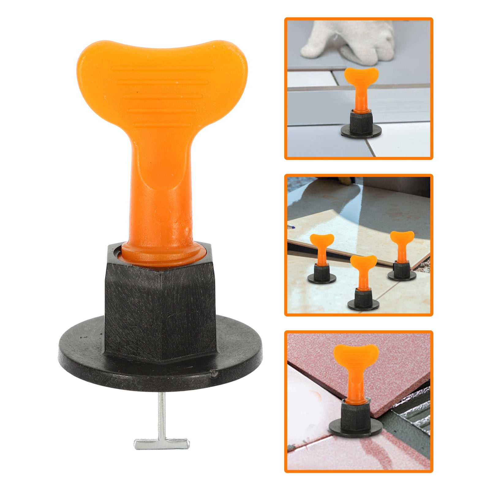 Raindrops Tile Tiling Positioning Spacers Orange 50 Sets 2.8x1.4x1.4in ...