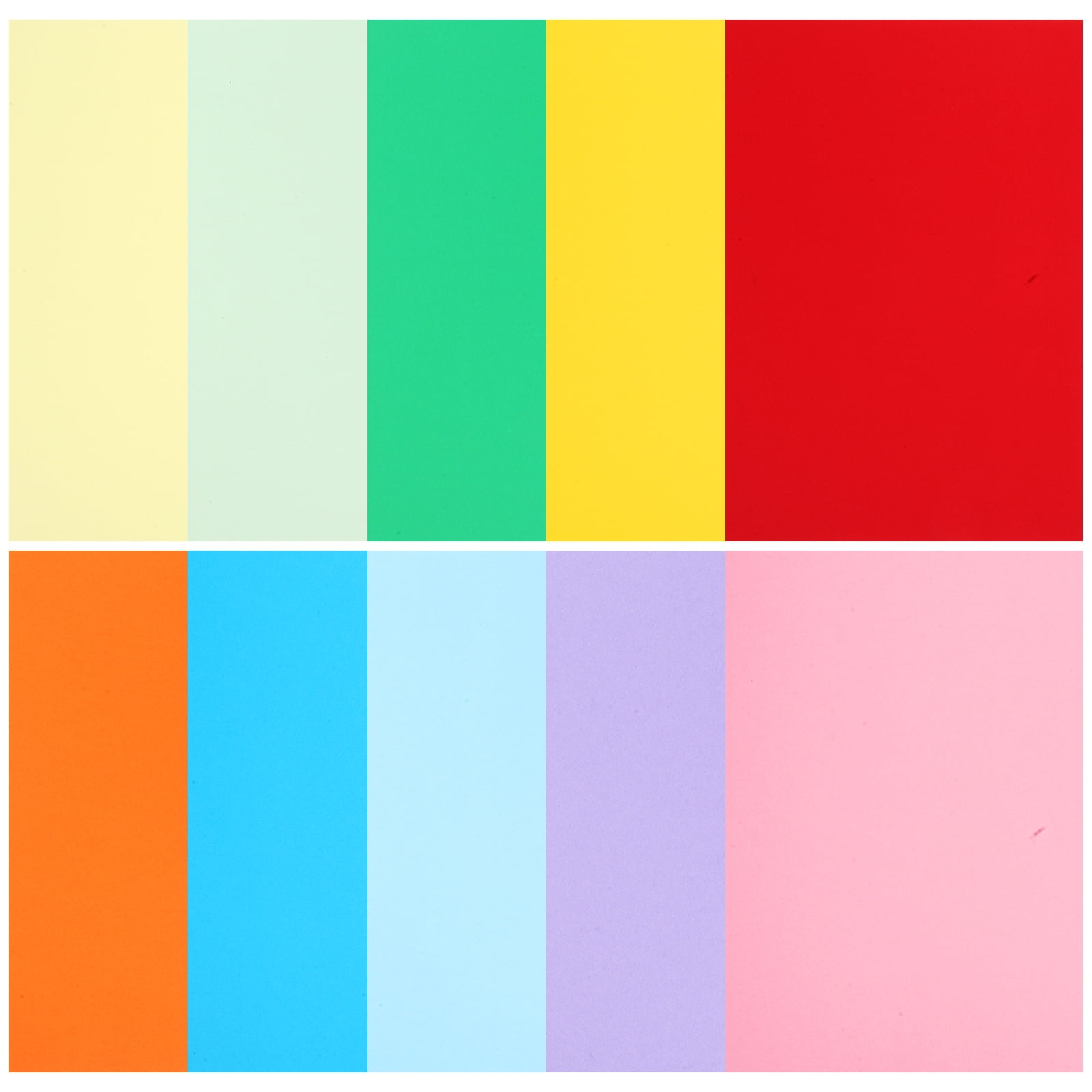 WORGEOUS 50 Sheets Glitter Card Paper Multi-color Black Stock Office ...