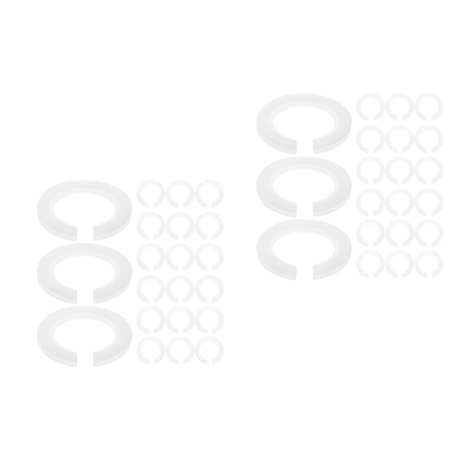 WORGEOUS 50 pcs E27 to E14 Lamp Shade Adapter Ring Lamp Holder Adapter ...