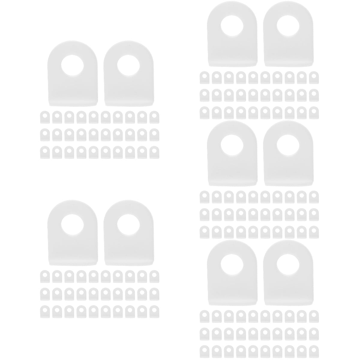 WORGEOUS 500 Pcs Banner Hanger for Hanging Banner Ceiling Hanger Banner ...