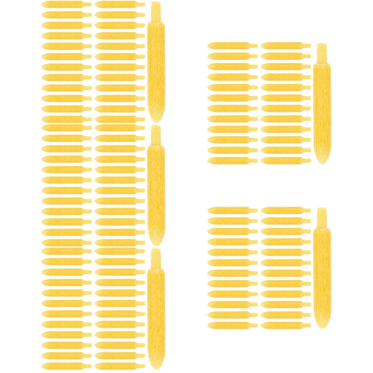 WORGEOUS 500 Pcs Fiber Marker Pen Replacement Tips Marker Pen ...